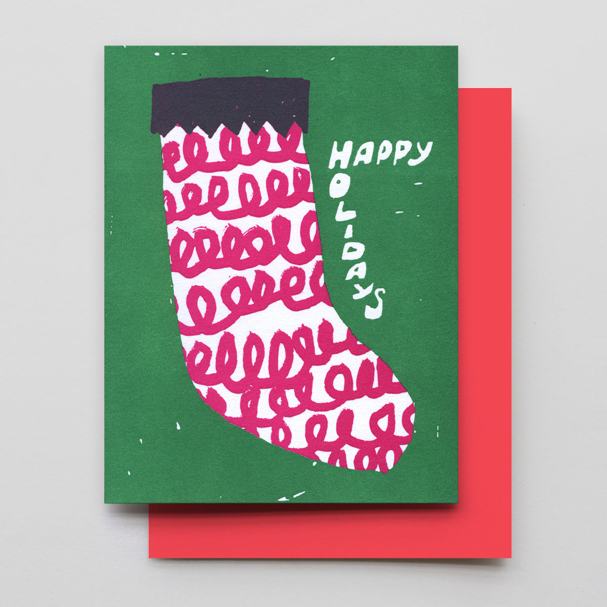 Wacky Holiday Stocking Boxed Set Letterpress Greeting Card – HAMMERPRESS